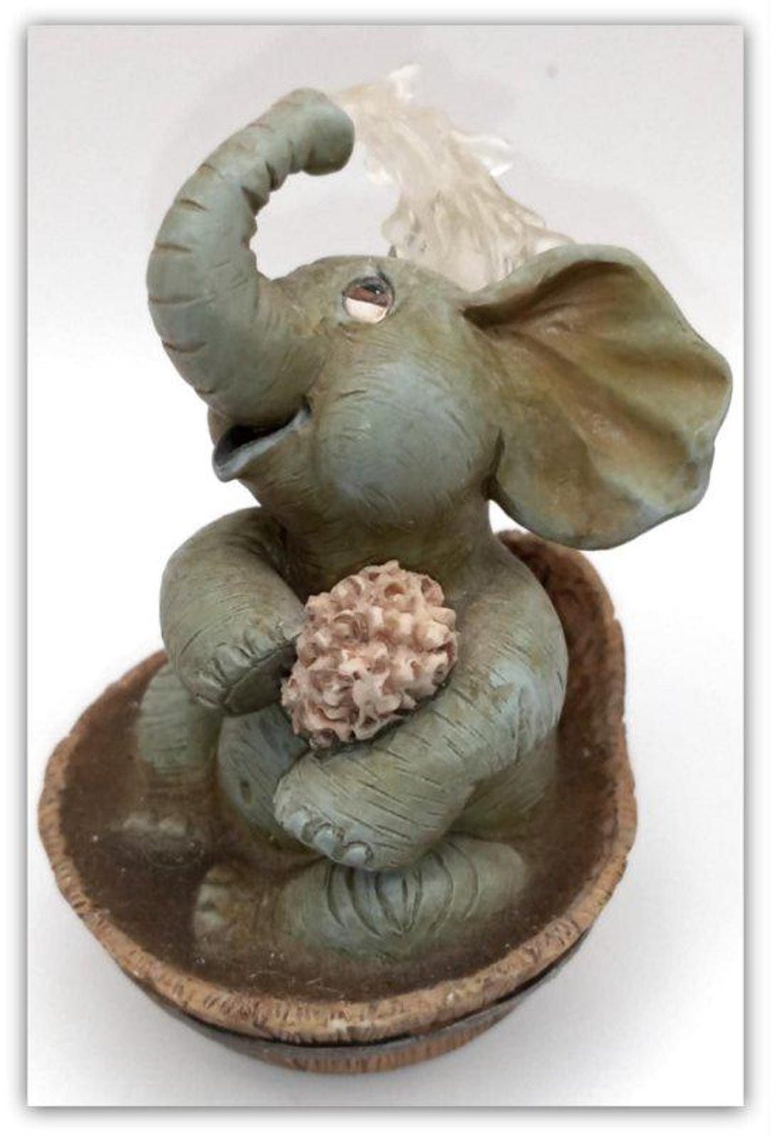 Hamilton Collection Clean Fun Elephant Figurine - Etsy