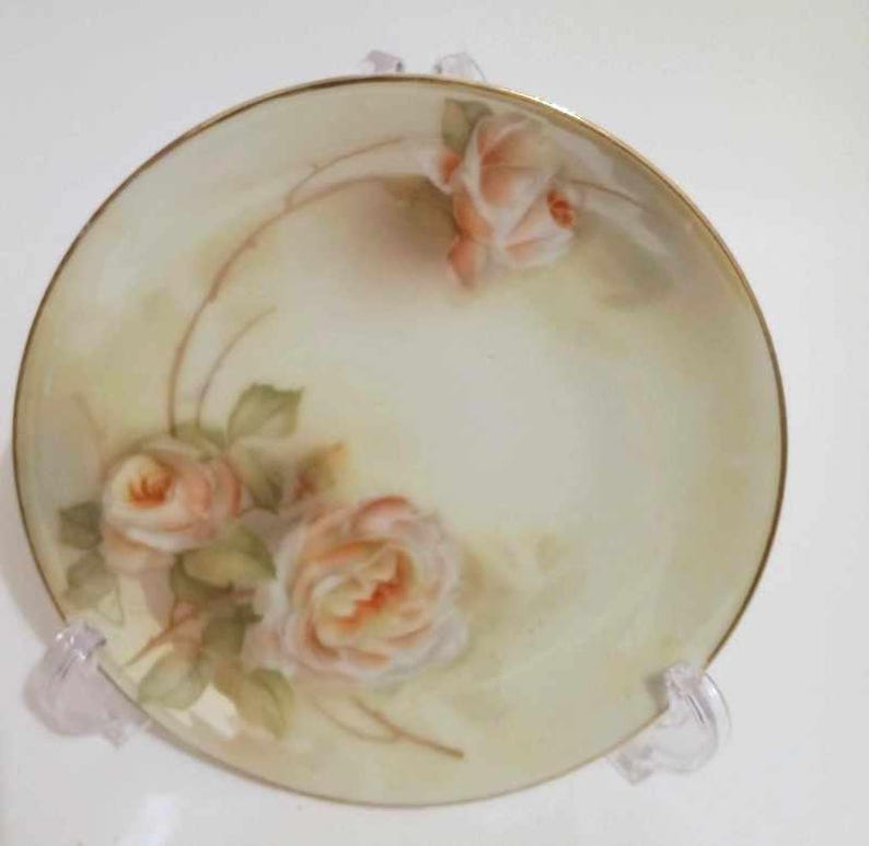 German R S Prussia Plate - Etsy