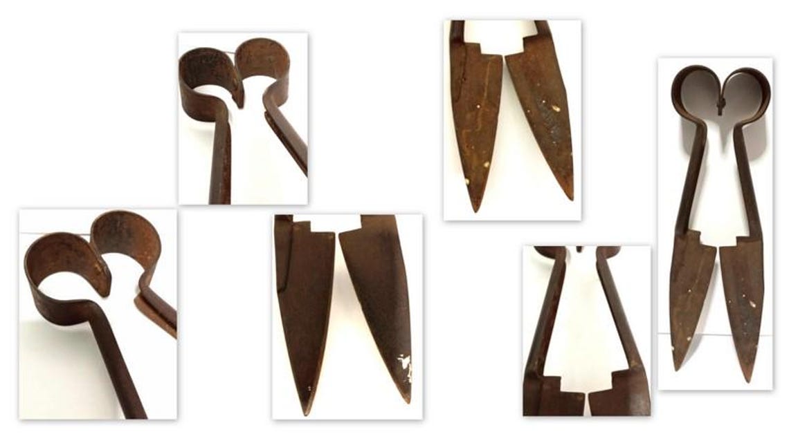 Vintage Sheep Shears Wool Clippers - Etsy