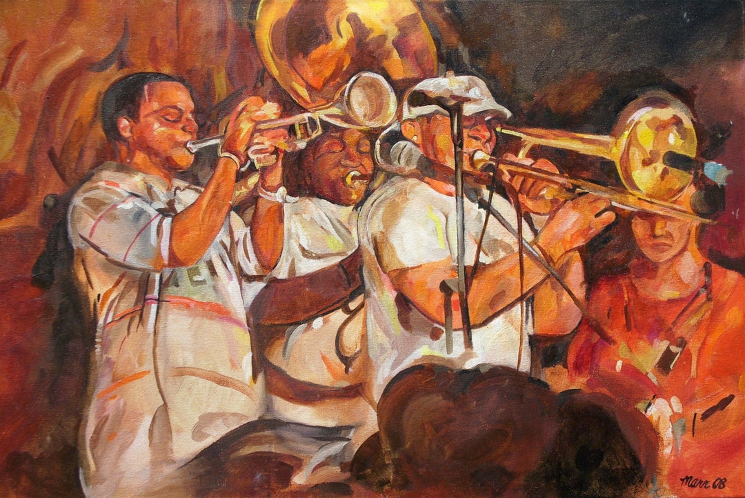 Jazz Musicians 2008 From Voodoofest in New Orleans - Etsy