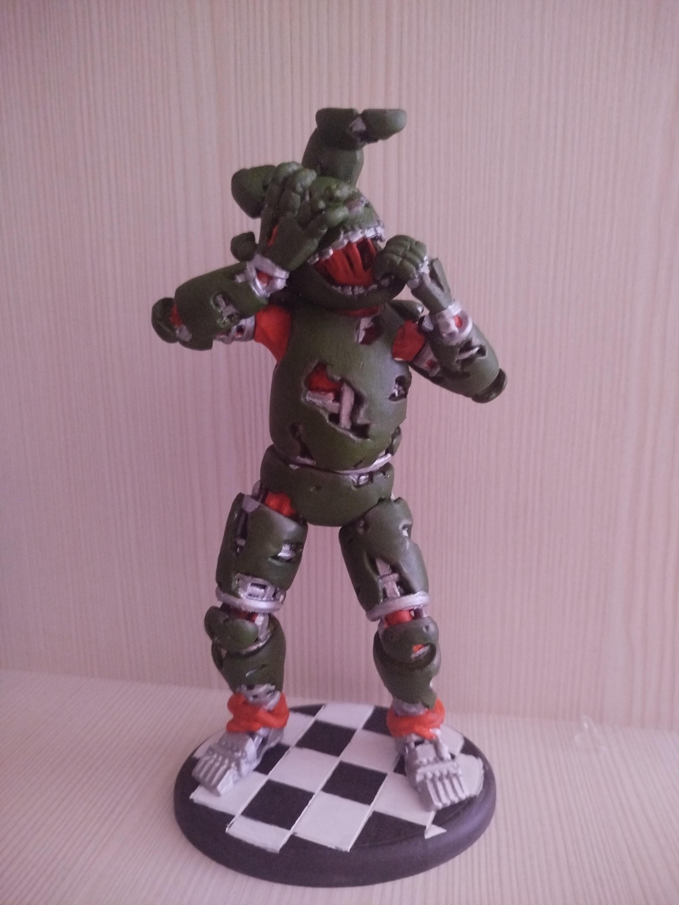 FNAF 3 Figure (springtrap) on a Stand - Etsy