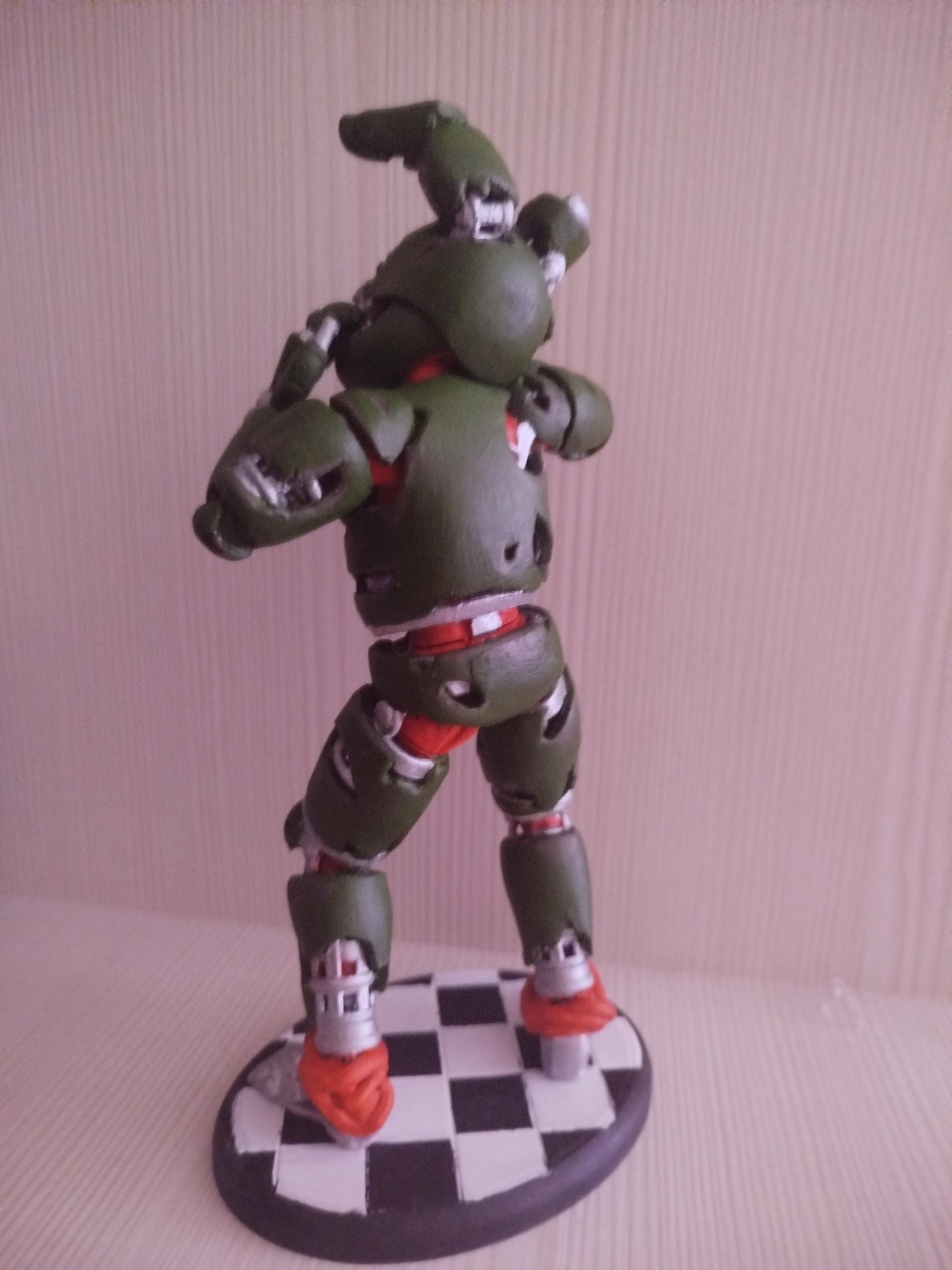 FNAF 3 Figure (springtrap) on a Stand - Etsy