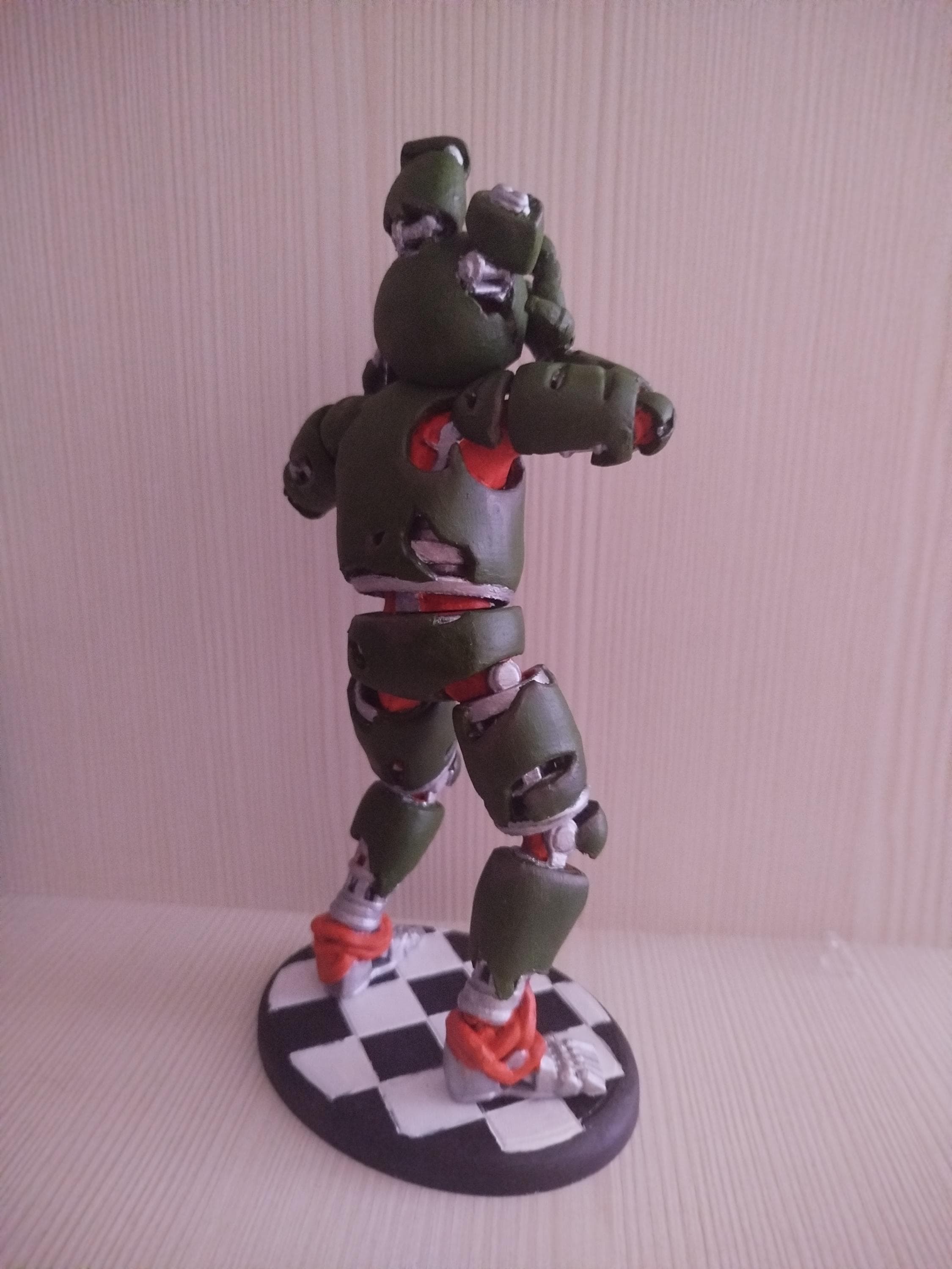 FNAF 3 Figure (springtrap) on a Stand - Etsy