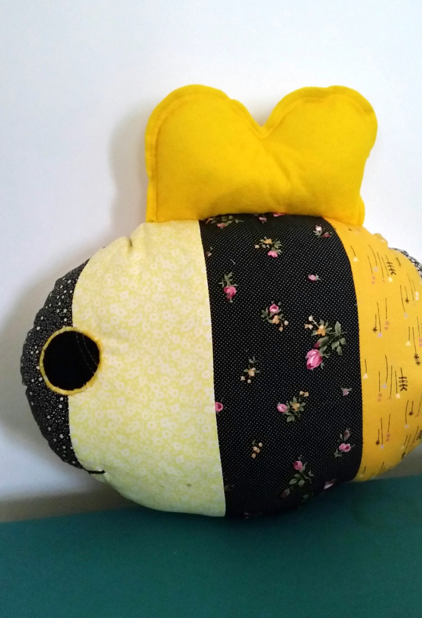 Bee cushion nursery Pillow animal Toy woodland toy honey | Etsy