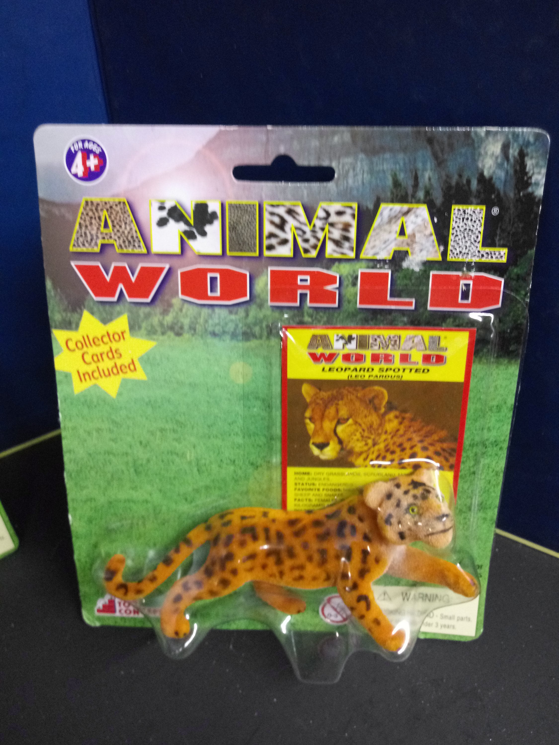 Set of 5 Toy Concepts 3 Animal World Figures W/ Collector Cards - Etsy