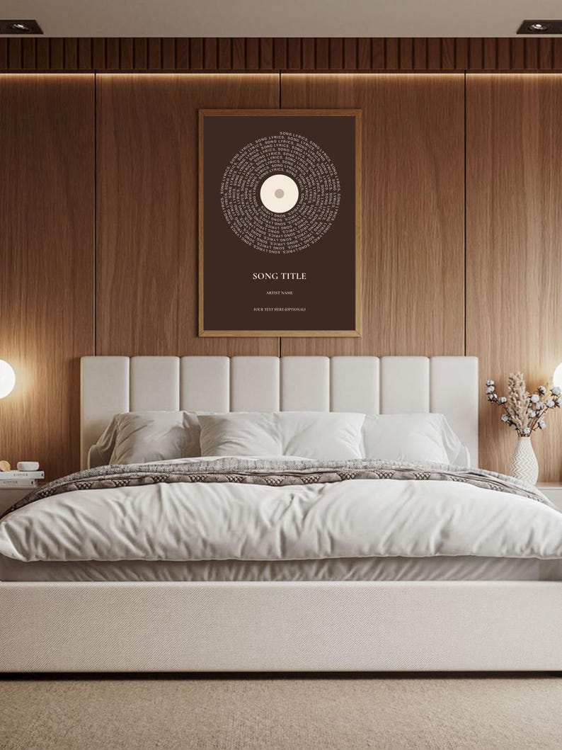 Personalized First Dance Song Lyrics Print, Custom Wedding Gift ...