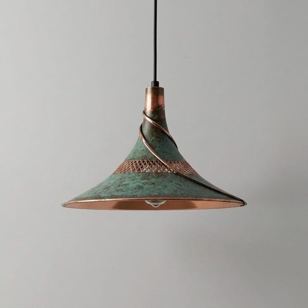 Metal Cone Pendant Lights - Etsy