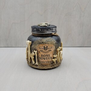 Apothecary Jar, Bone Powder - Etsy