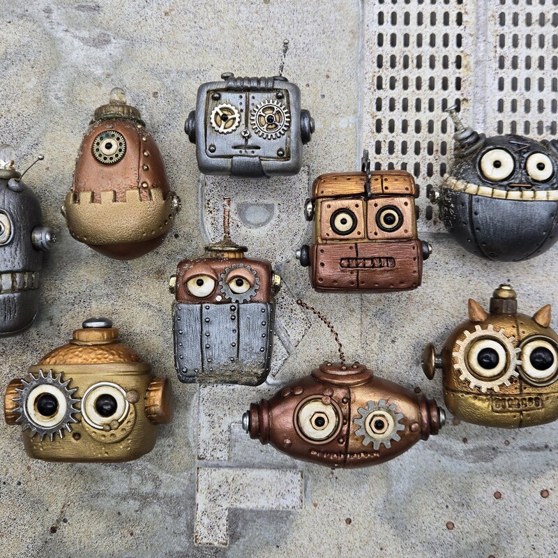 Polymer Clay Robot - Etsy