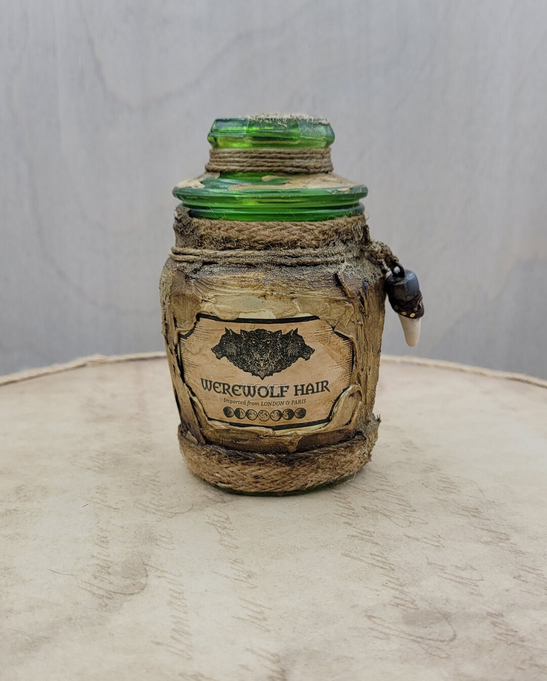 Apothecary Jar, Werewolf Hair - Etsy