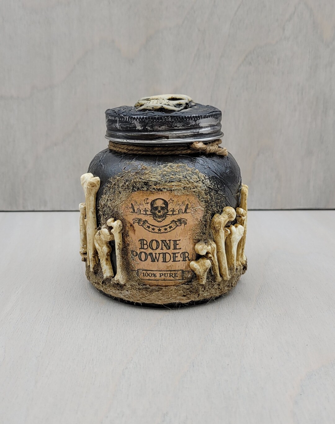 Apothecary Jar, Bone Powder - Etsy