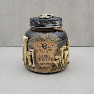 Apothecary Jar, Bone Powder - Etsy