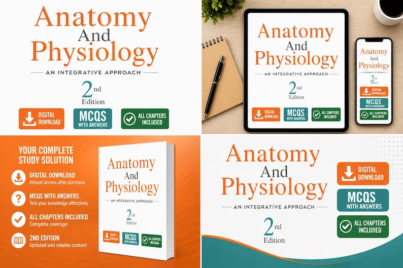 Anatomy and Physiology 2nd Edition | Mcqs With Answers | Complete Study ...