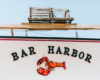 Bar Harbor Sign - Etsy