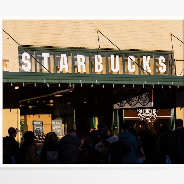 Starbucks Seattle - Etsy