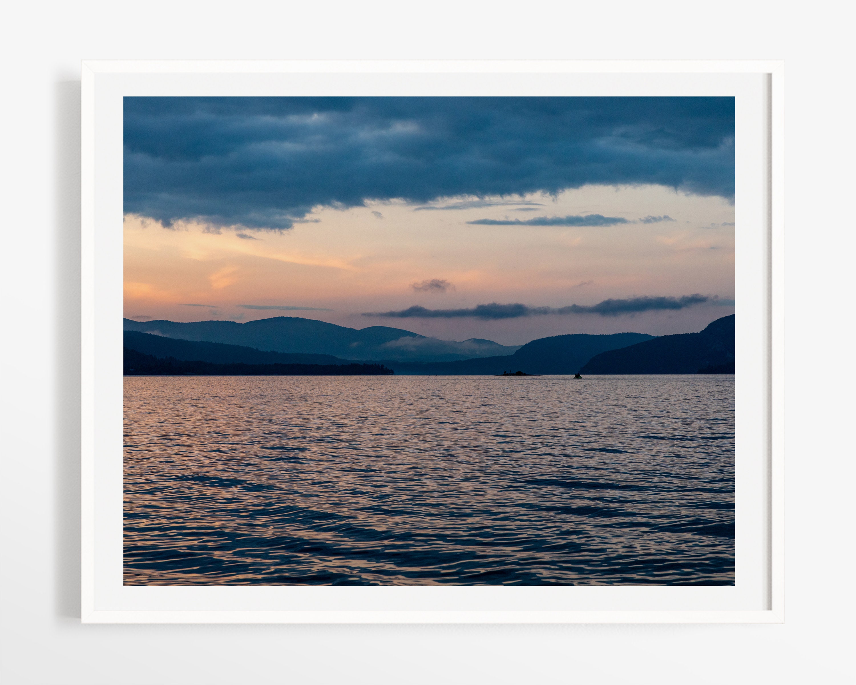 Lake George art print Upstate New York wall art Lake photo | Etsy