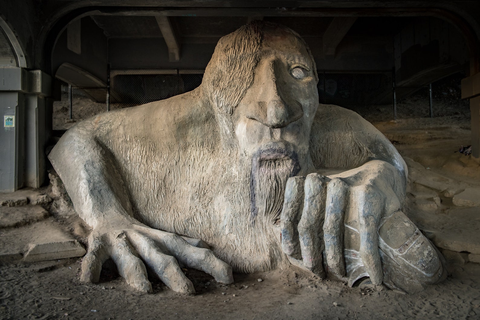 Troll Under the Bridge Print - Seattle Photography - Fremont Troll ...