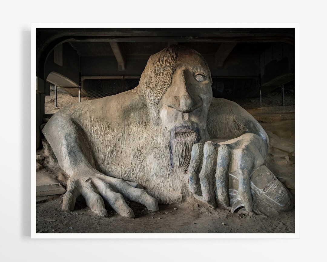 Troll Under the Bridge Print - Seattle Photography - Fremont Troll ...