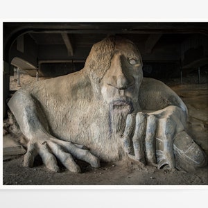 Troll Under the Bridge Print - Seattle Photography - Fremont Troll ...