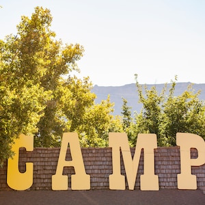 Vintage Camping Photo Print - Retro Sign Photograph - Rustic Camp ...