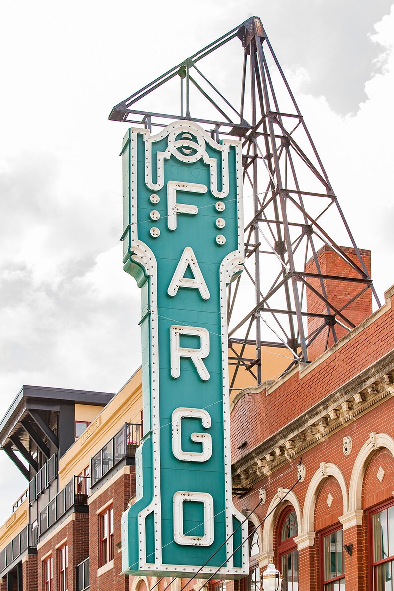 Fargo Theater art photography prints Fargo ND North Dakota | Etsy