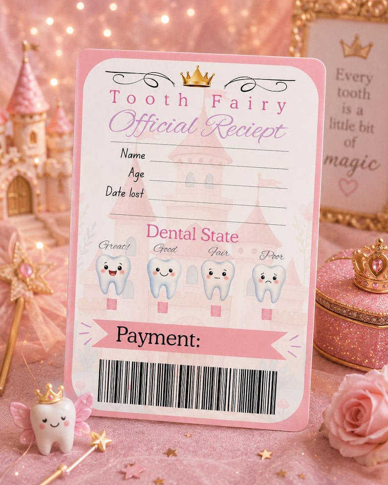 Tooth Fairy Printable Bundle | Editable Canva Kit (instant Download) - Etsy