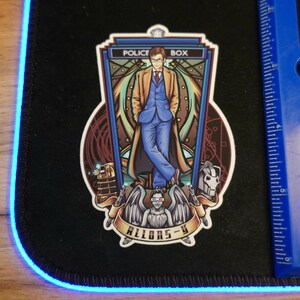 10th Doctor, Doctor Who Sticker, Vinyl Sticker, Individual Die Cut - Etsy