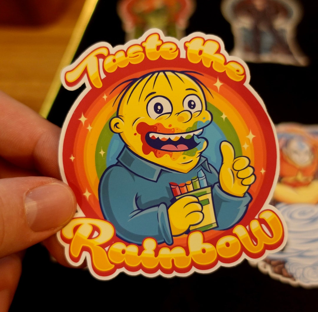 The Simpsons, Simpsons Sticker, Ralph Wiggum, Vinyl Sticker, Individual ...