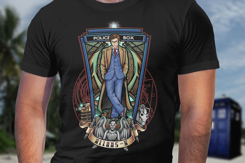 Doctor Who Shirt Tenth Doctor the Doctor Shirt Time Lord - Etsy