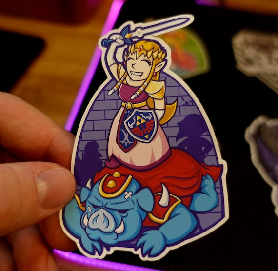 Princess Zelda Zelda Sticker Vinyl Sticker Individual Die - Etsy