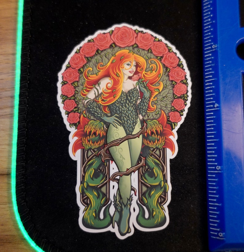 Poison Ivy Poison Ivy Sticker Vinyl Sticker Individual Die - Etsy