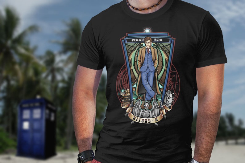 Doctor Who Shirt Tenth Doctor the Doctor Shirt Time Lord - Etsy