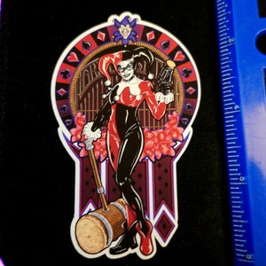 Harley Quinn, Harley Sticker, Vinyl Sticker, Individual Die Cut - Etsy