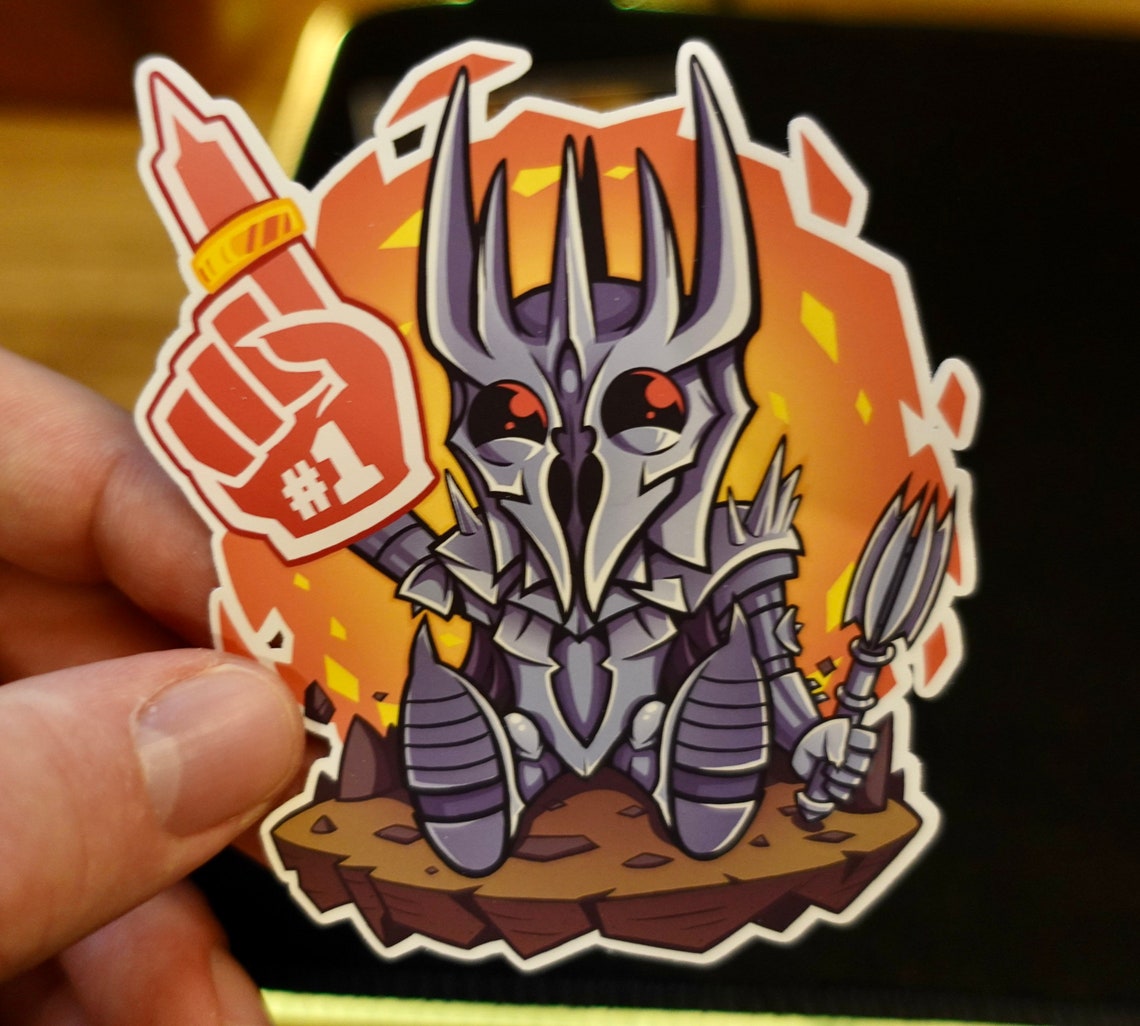 Sauron One Ring Lord of the Rings Sticker Vinyl Sticker - Etsy