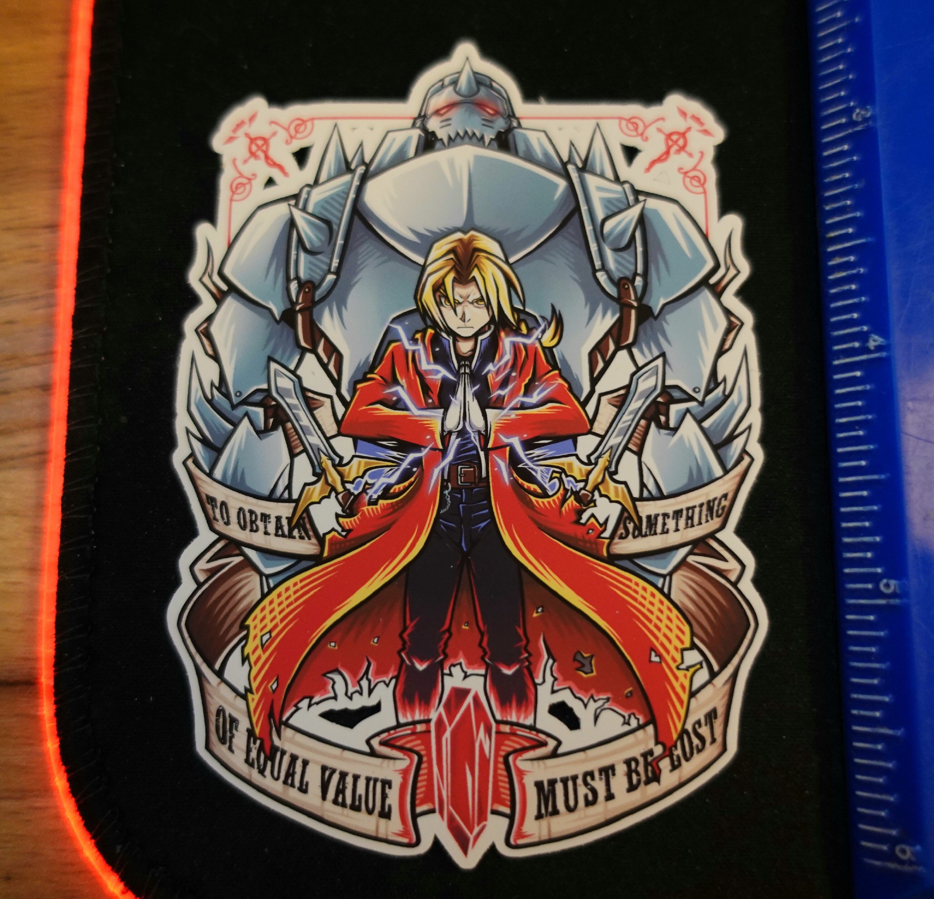 Full Metal Alchemist Anime Sticker Vinyl Sticker Individual - Etsy