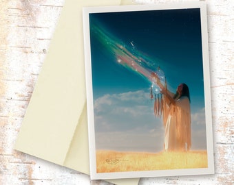 Native American Card | Etsy