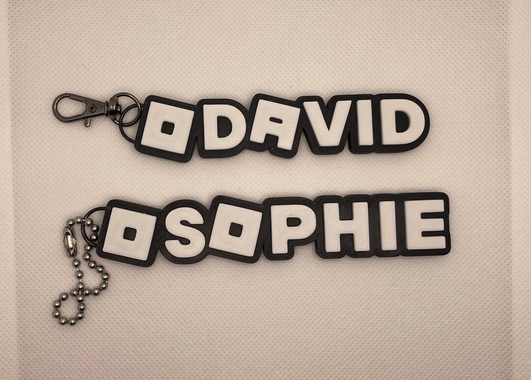 Personalized Roblox Inspired Name Bag Tag. Great Birthday Gift! Bag Tag ...