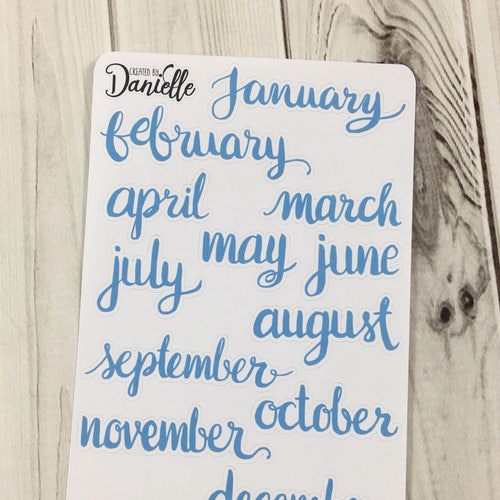 Cute Planner Sticker Set. Journal Diary Stickers. Days of the | Etsy