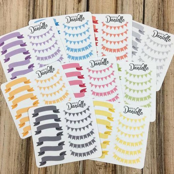 Bunting Sticker - Etsy
