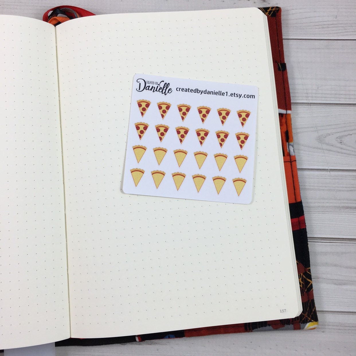 Pizza Planner Stickers Food Stickers Pizza Night Stickers | Etsy