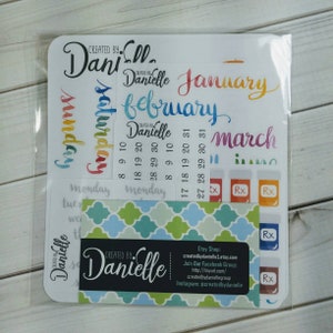 Medicine Stickers RX Tracker Stickers Vitamin Reminder - Etsy