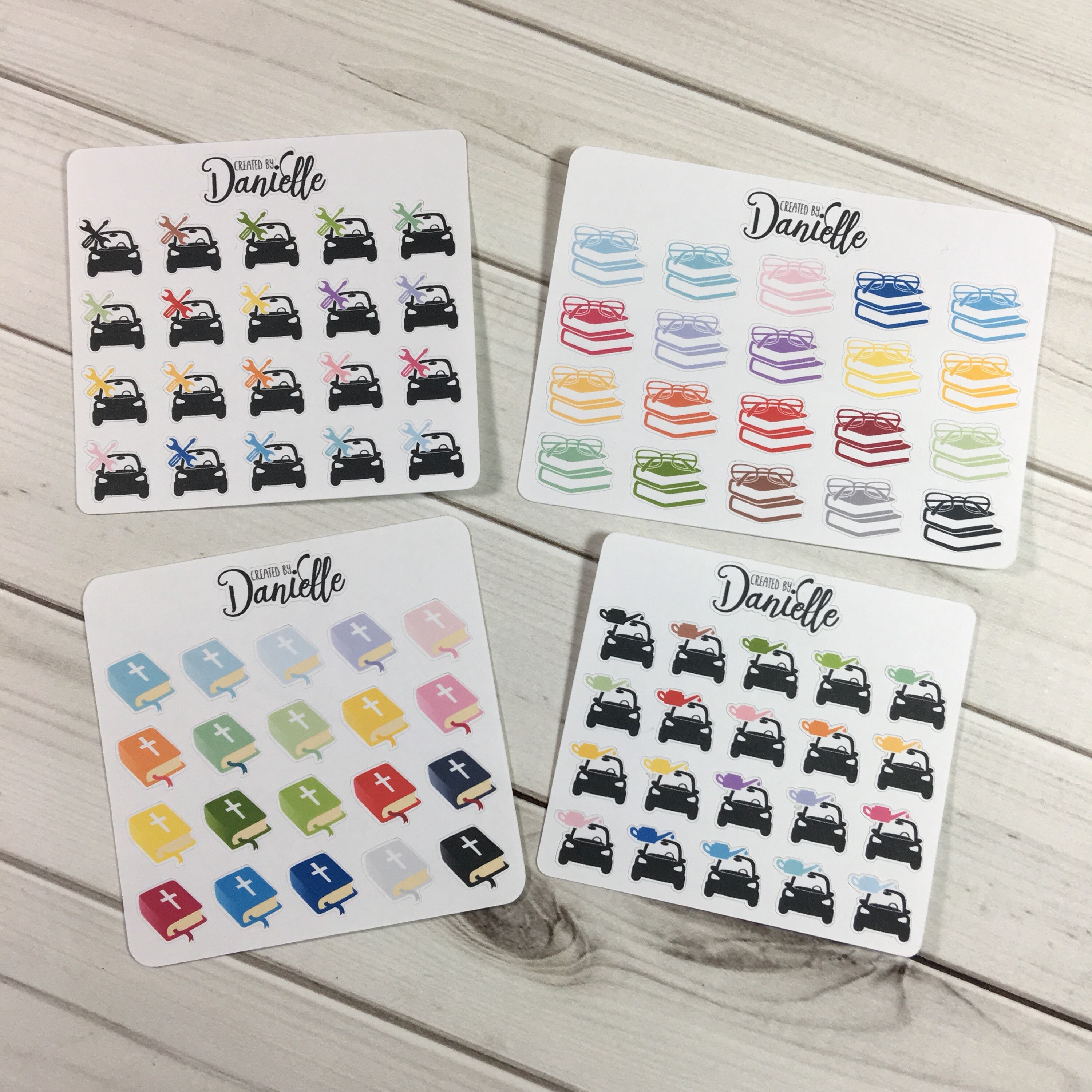 Book Planner Stickers for Journal Notebook Calendar or | Etsy