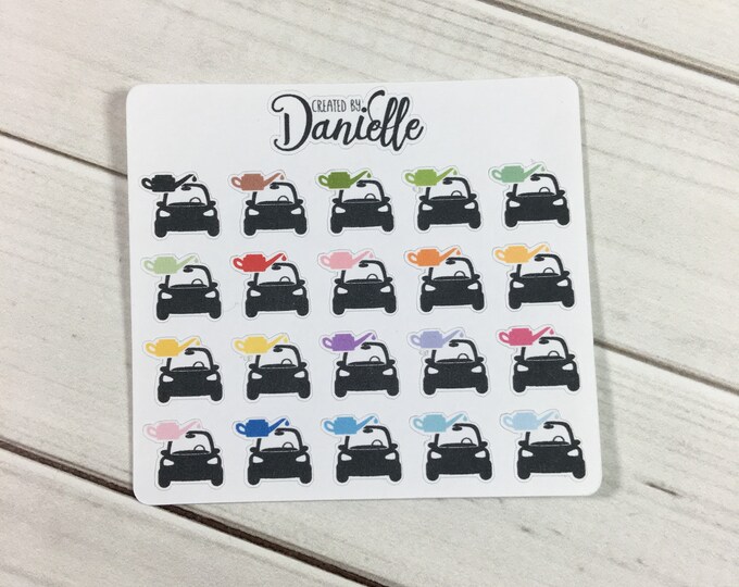 Car Maintenance Oil Change Stickers for Planner, Calendar, Notebook or ...