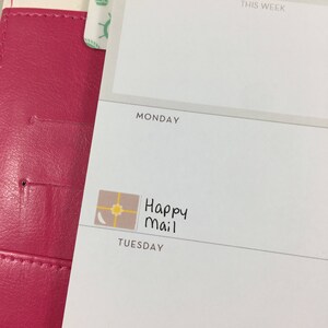 Mail Planner Sticker, Delivery Tracker Stickers, Happy Mail Planner ...
