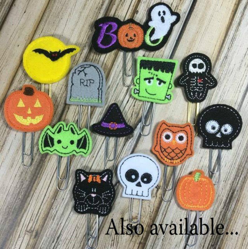 Pumpkin Planner Accessories October Planner Clip Fall - Etsy
