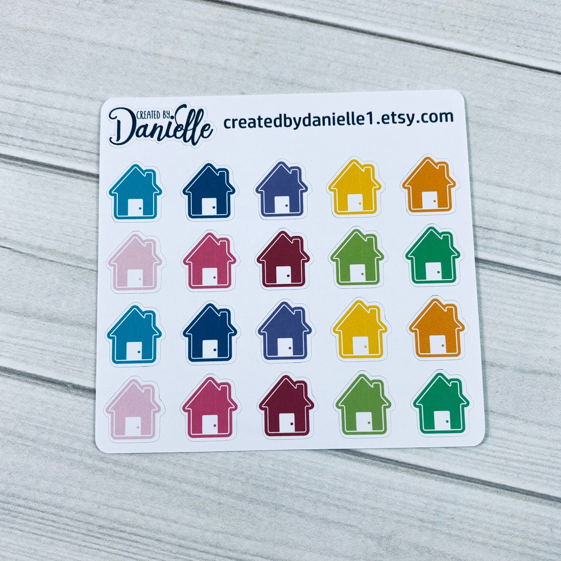 House Stickers Real Estate Event Stickers Home Planner | Etsy