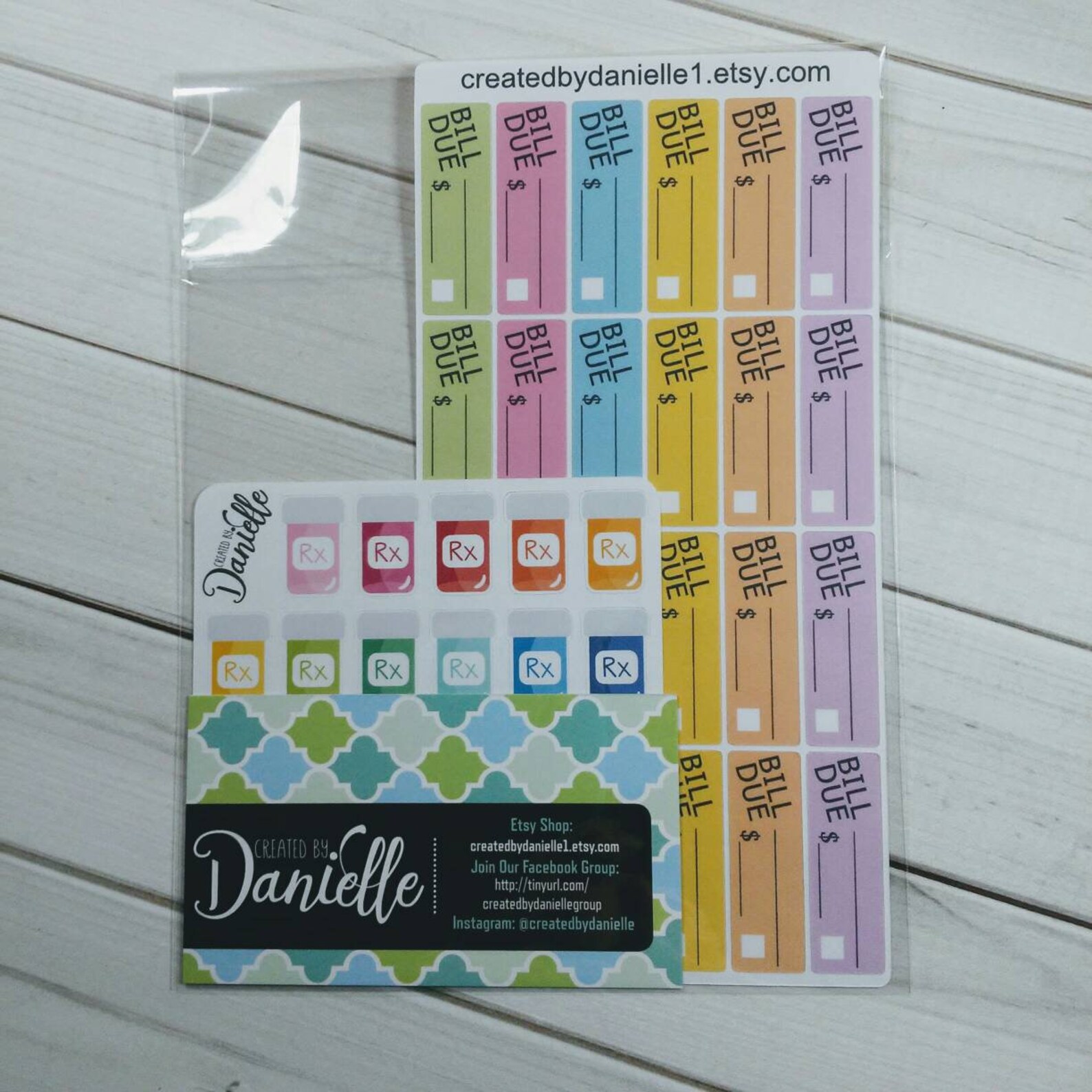 Bill Due Planner Stickers Bill Pay Stickers Budget Planner | Etsy