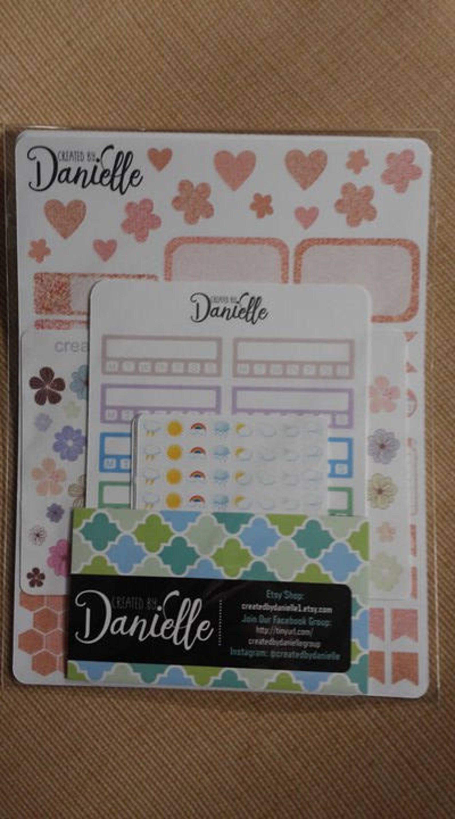 Rose Gold Planner Sticker Kit Functional Planner Stickers | Etsy