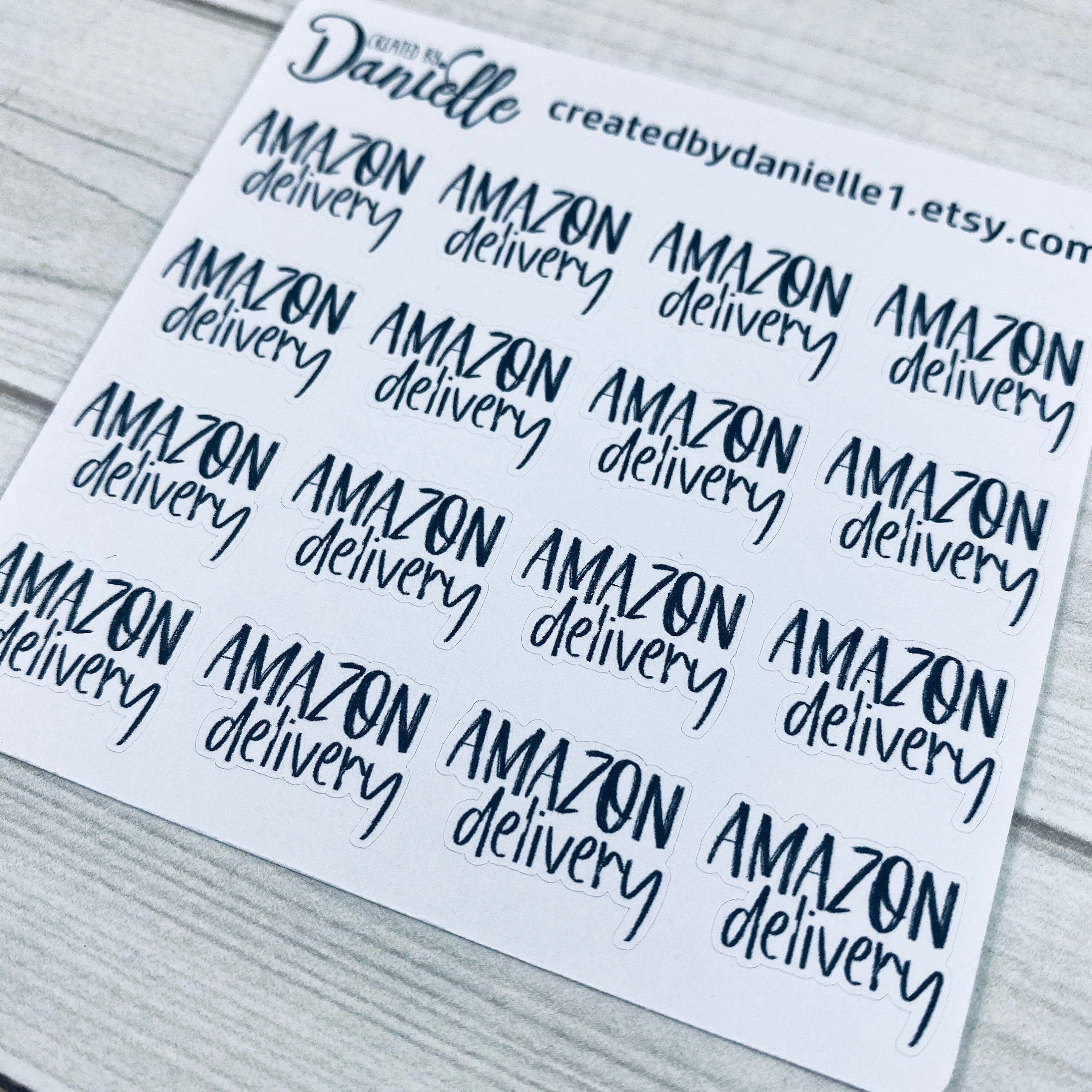 Amazon Delivery Stickers Delivery Reminder Stickers Planner | Etsy