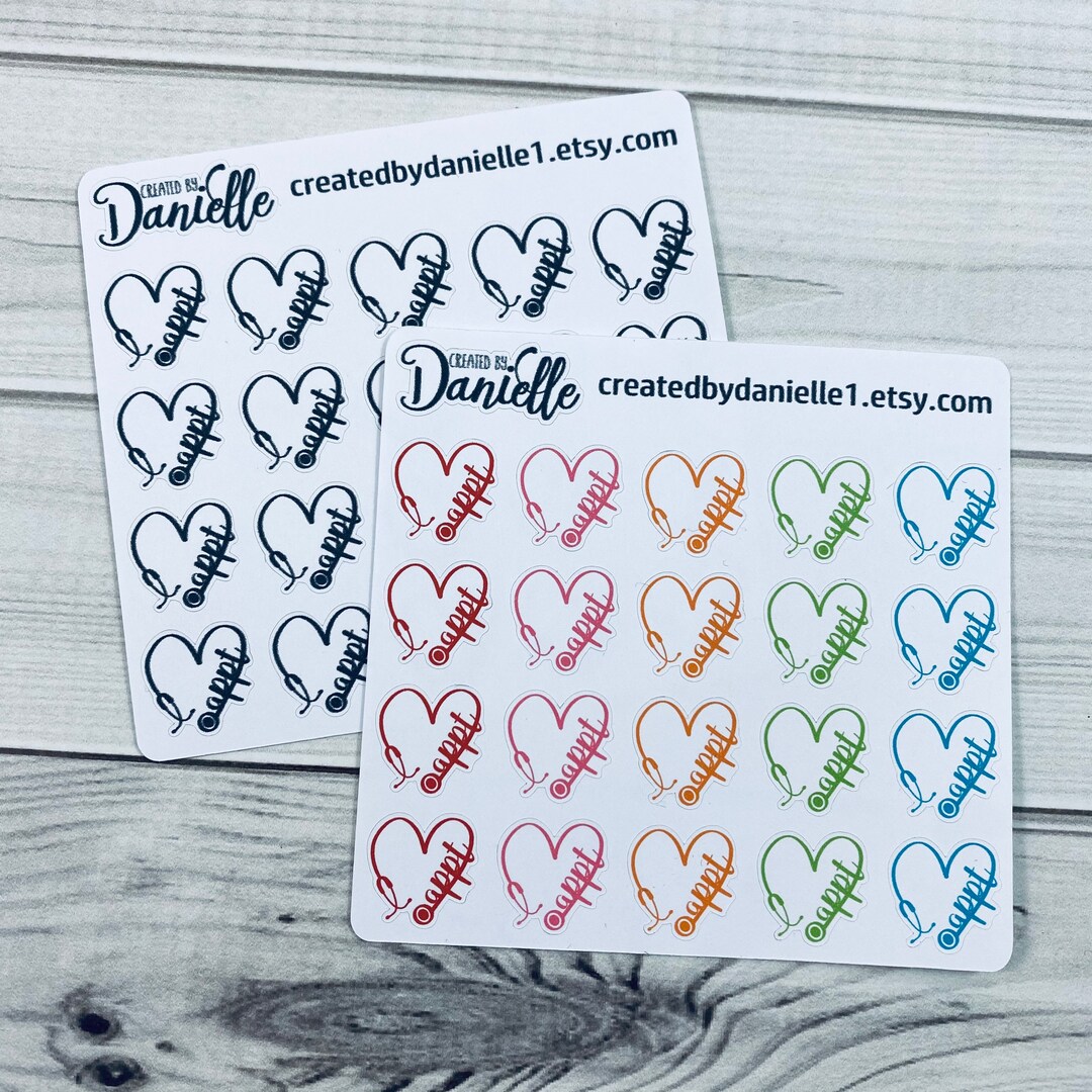 Appointment Planner Stickers Doctor Planner Stickers Planner - Etsy